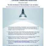 The Creation Mandate: Our responsibility and our bridge - CCCC News & Blogs